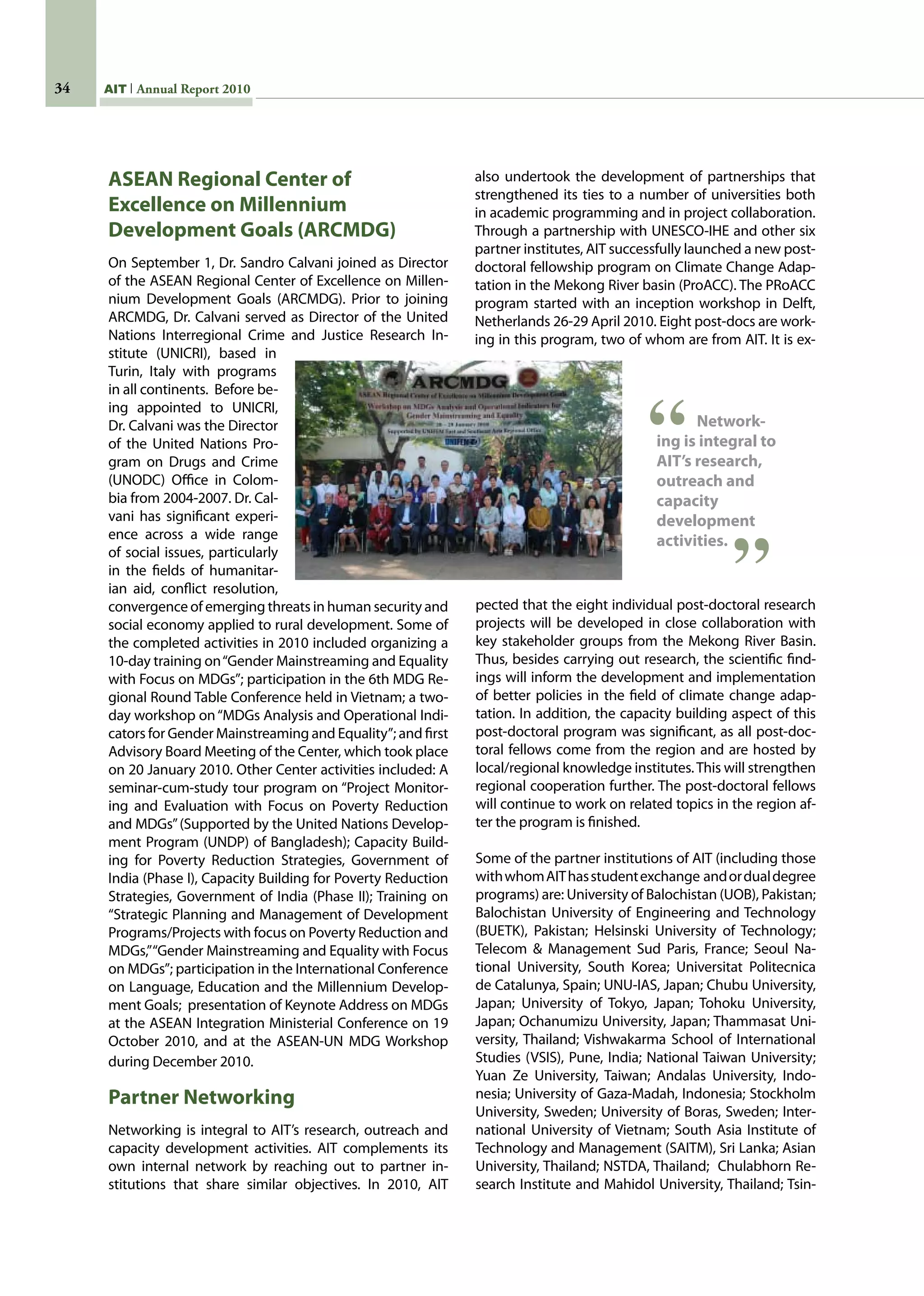 AIT Annual report 2010 | PDF