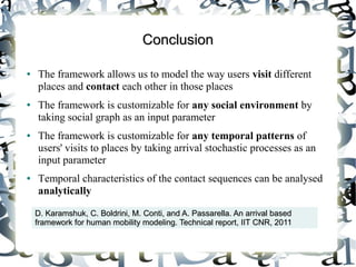 Modeling Human Mobility | PPT