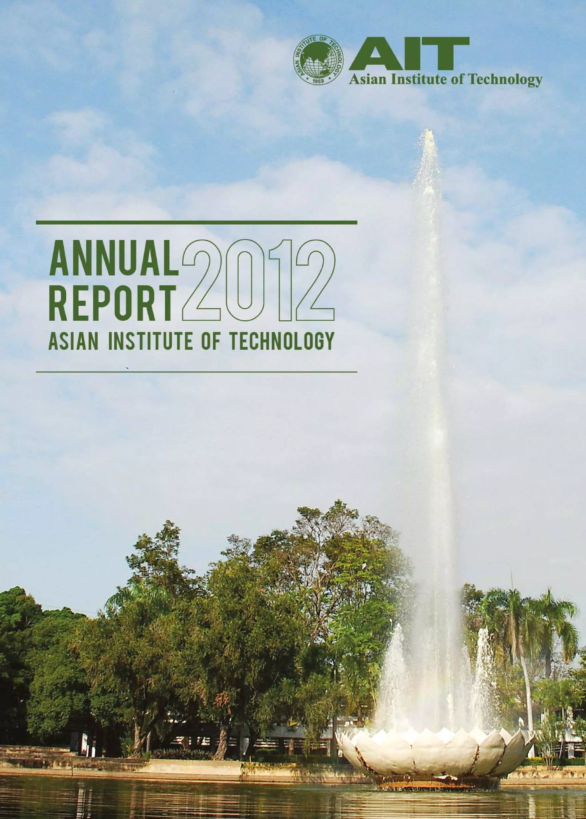 AIT Annual report 2012 | PDF