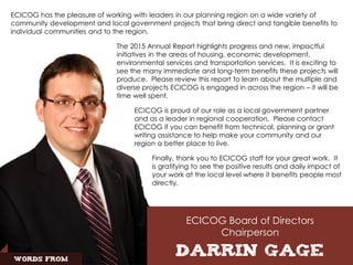 2015 ECICOG Annual Report | PPT