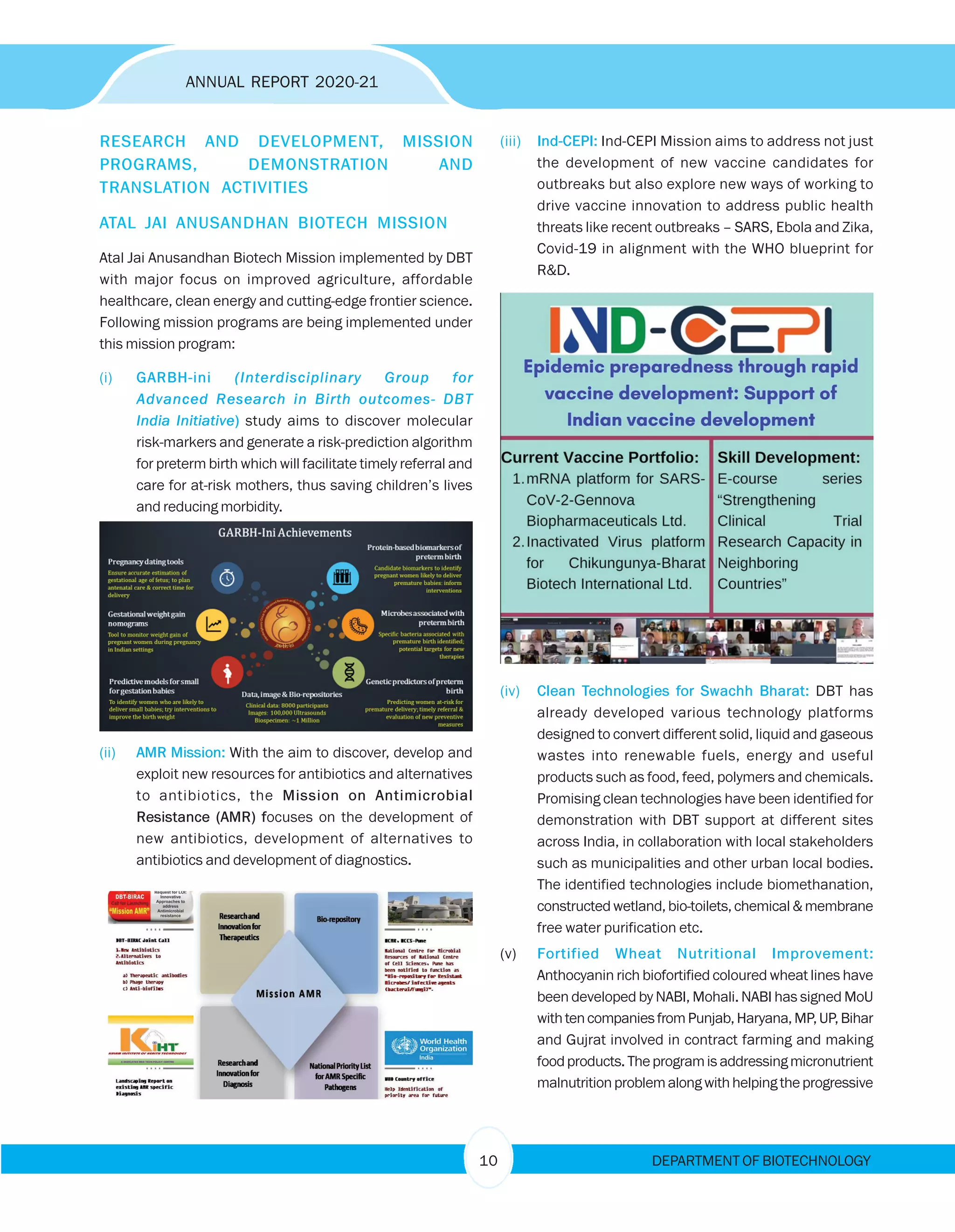 Annual report 2021 department of biotechnology-p125 | PDF