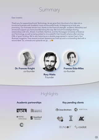 Knock Technology / noc™ Annual Report 2023 | PDF