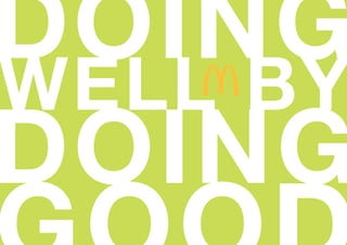 Annual report McDonald's | PPT