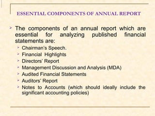 Annual Report New Financial Statements.ppt