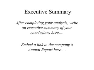 Annual report templateppt | PPT