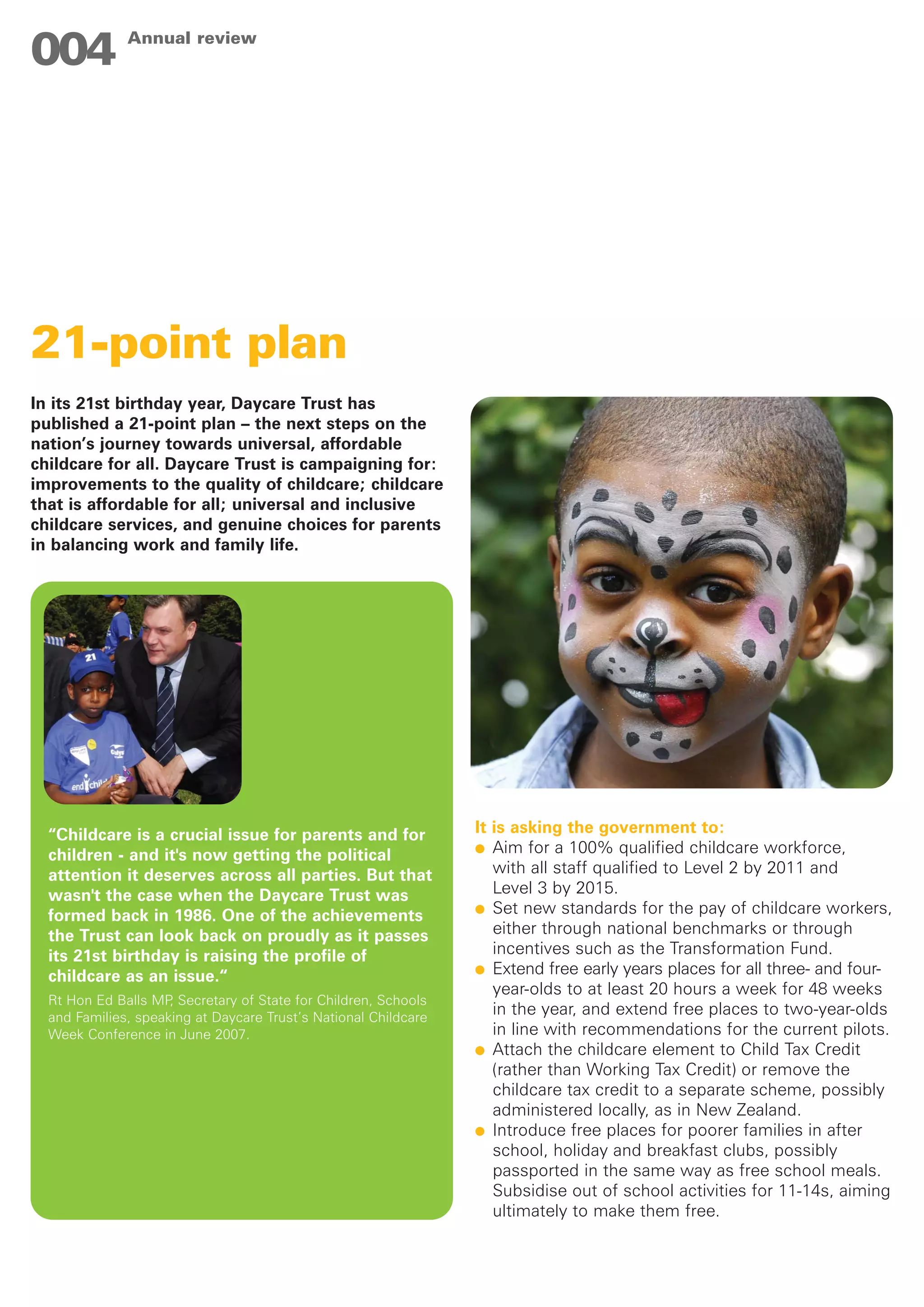 Daycare trust annual review 2007 | PDF