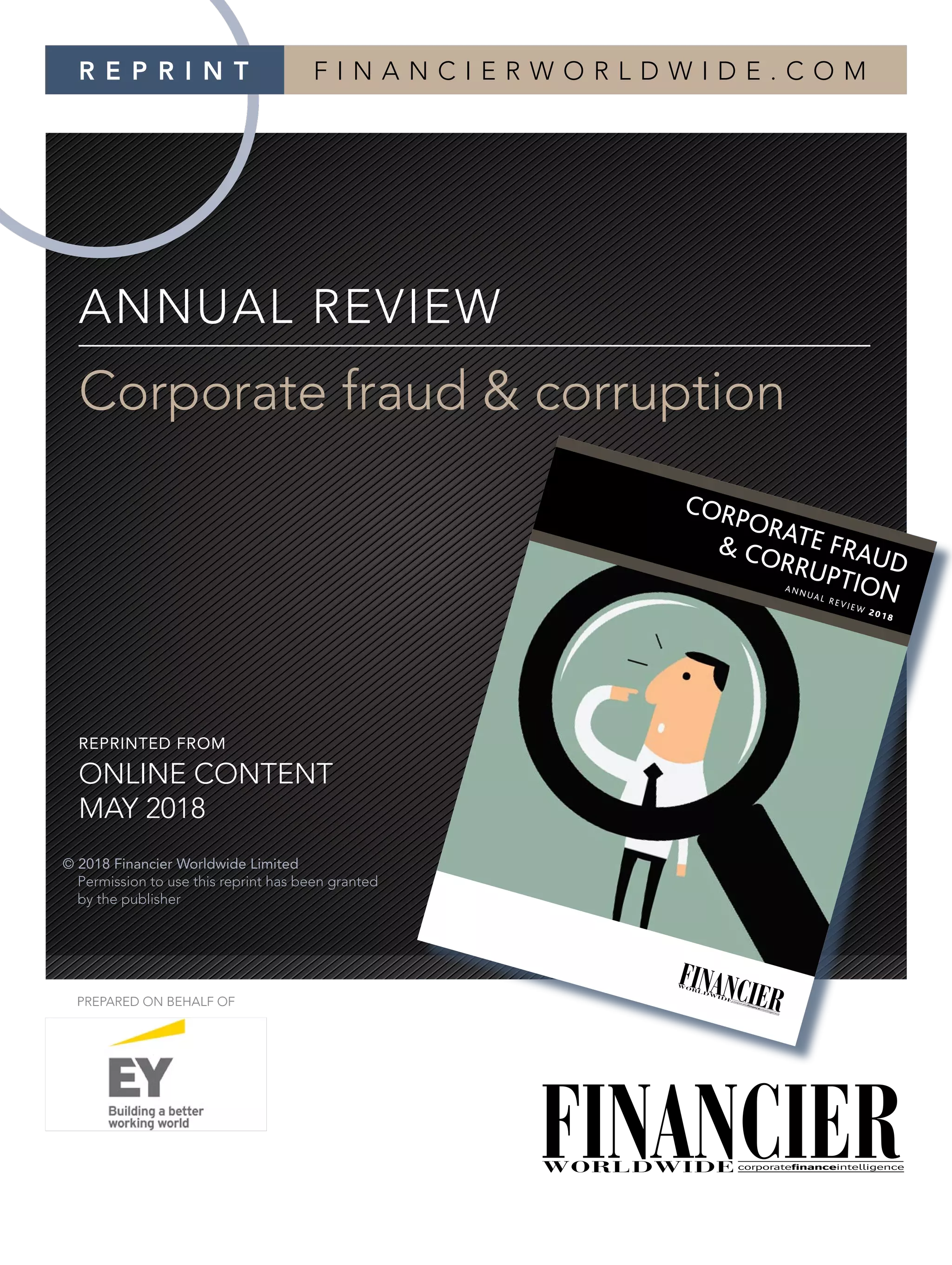 Corporate Fraud & Corruption Annual Review 2018 - entrevista a Rafael ...