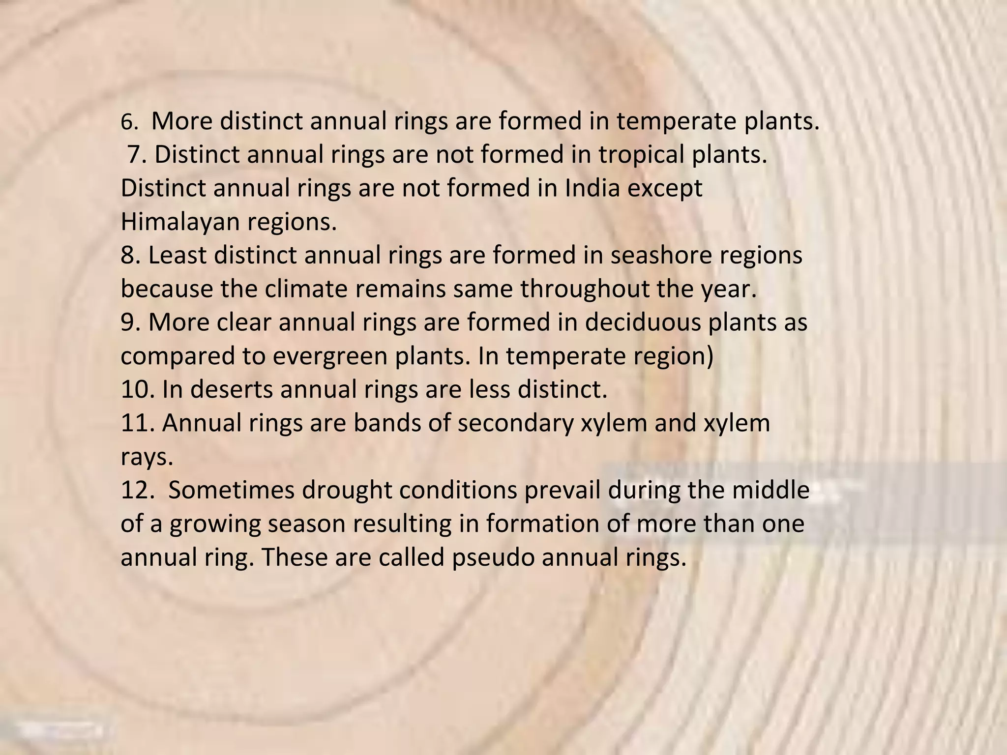 Annual ring and wood | PPTX