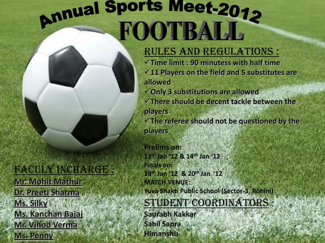Annual sports meet 2012 | PPTX
