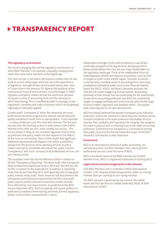 BDO Annual statement 2013 | PDF