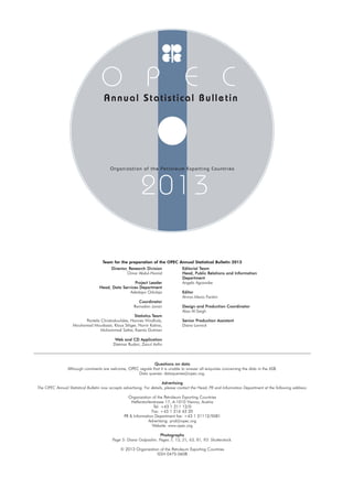 OPEC: Venezuela - Annual statistical bulletin 2013 | PDF