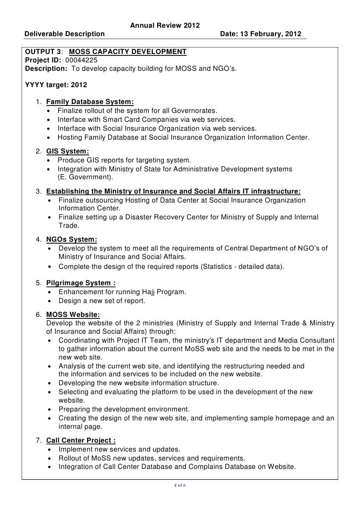 Annual Plan Template Word