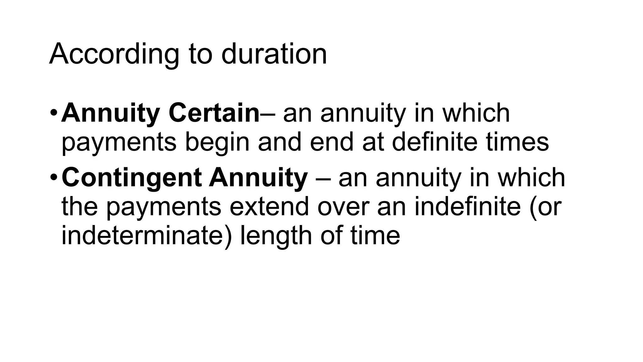 Annuities | PPTX