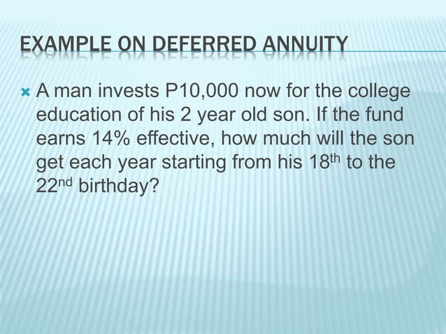 Annuities and gradient | PPTX | Stocks and Bonds | Personal Investing