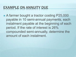 Annuities and gradient | PPTX