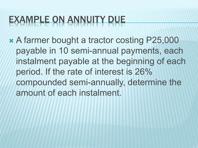 Annuities and gradient | PPTX | Stocks and Bonds | Personal Investing