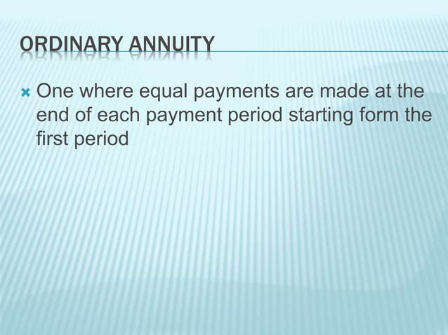 Annuities and gradient | PPTX | Stocks and Bonds | Personal Investing
