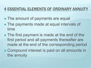 Annuities and gradient | PPTX