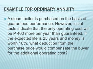 Annuities and gradient | PPTX