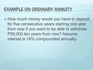 Annuities and gradient | PPTX