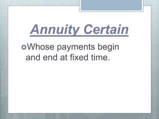Annuity | PPT