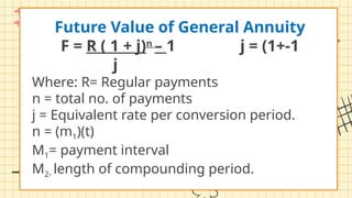 General mathematics Annuity powerpoint ppt | PPTX