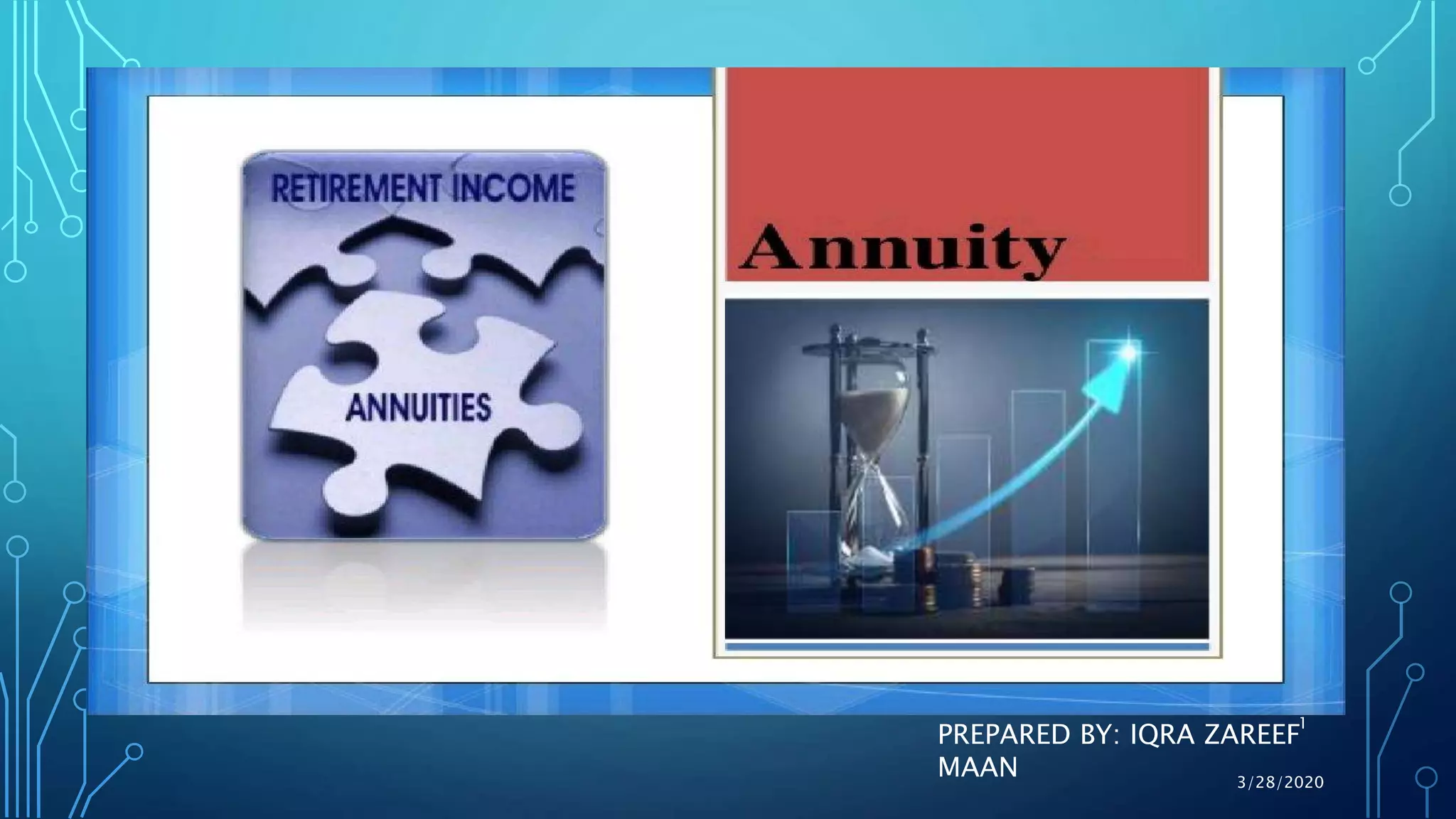Present and future Annuity, Ordinary Annuity and Annuity Due | PPT