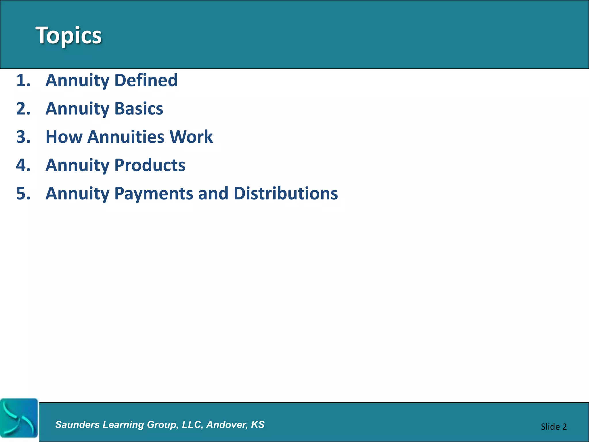 Annuity Basics | PPTX