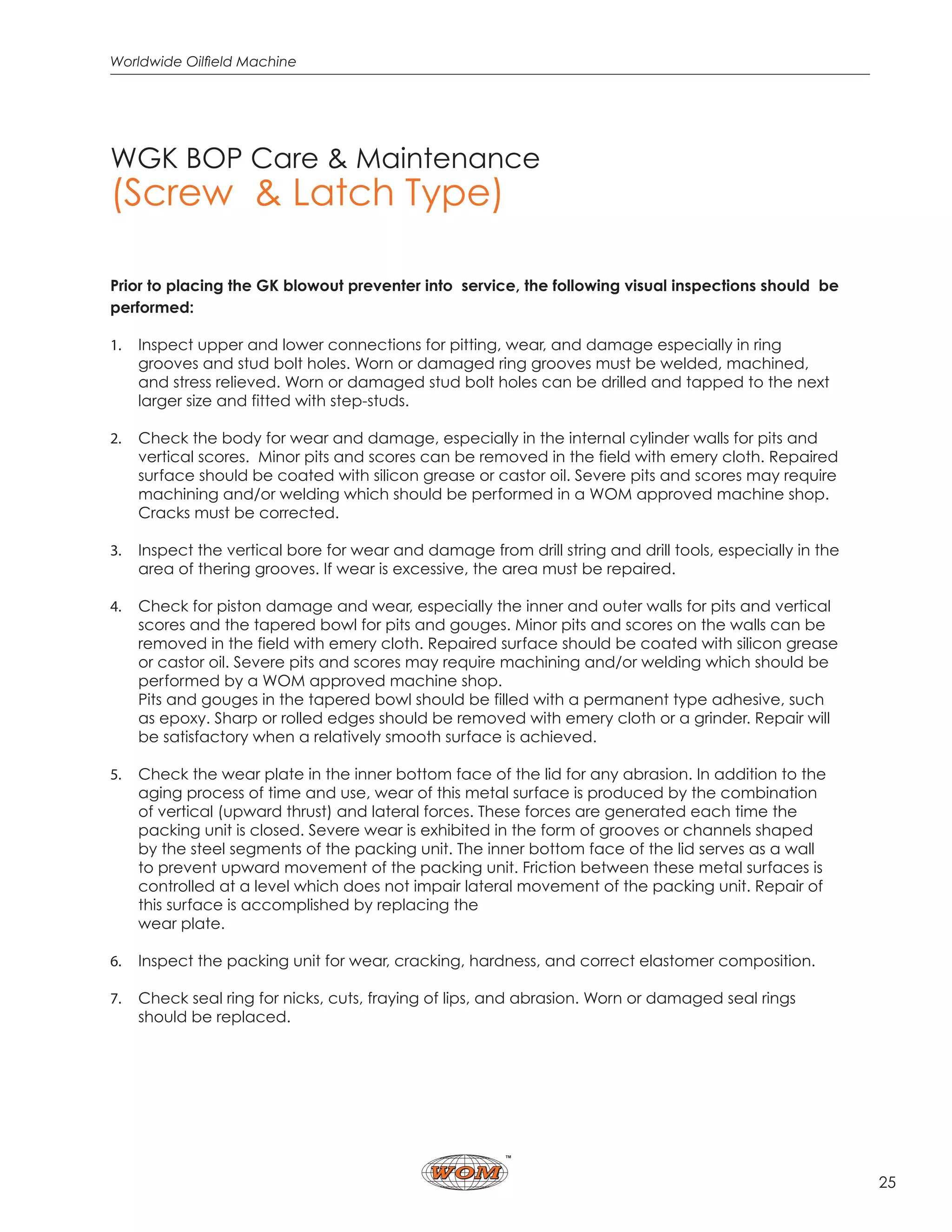 Annular Spherical BOP - Worldwide Oilfield Machine | PDF