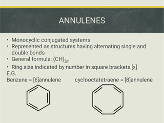 Annulenes and Heteroannulenes - Premie Fernandes | PDF | Chemistry ...