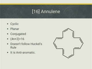 Annulenes and Heteroannulenes - Premie Fernandes | PDF | Chemistry ...