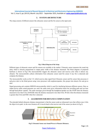 Annunciator for Blind Person Using Ultrasonic Sensor | PDF | Digital ...