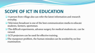 Information,Technology & communication in Education | PPTX ...