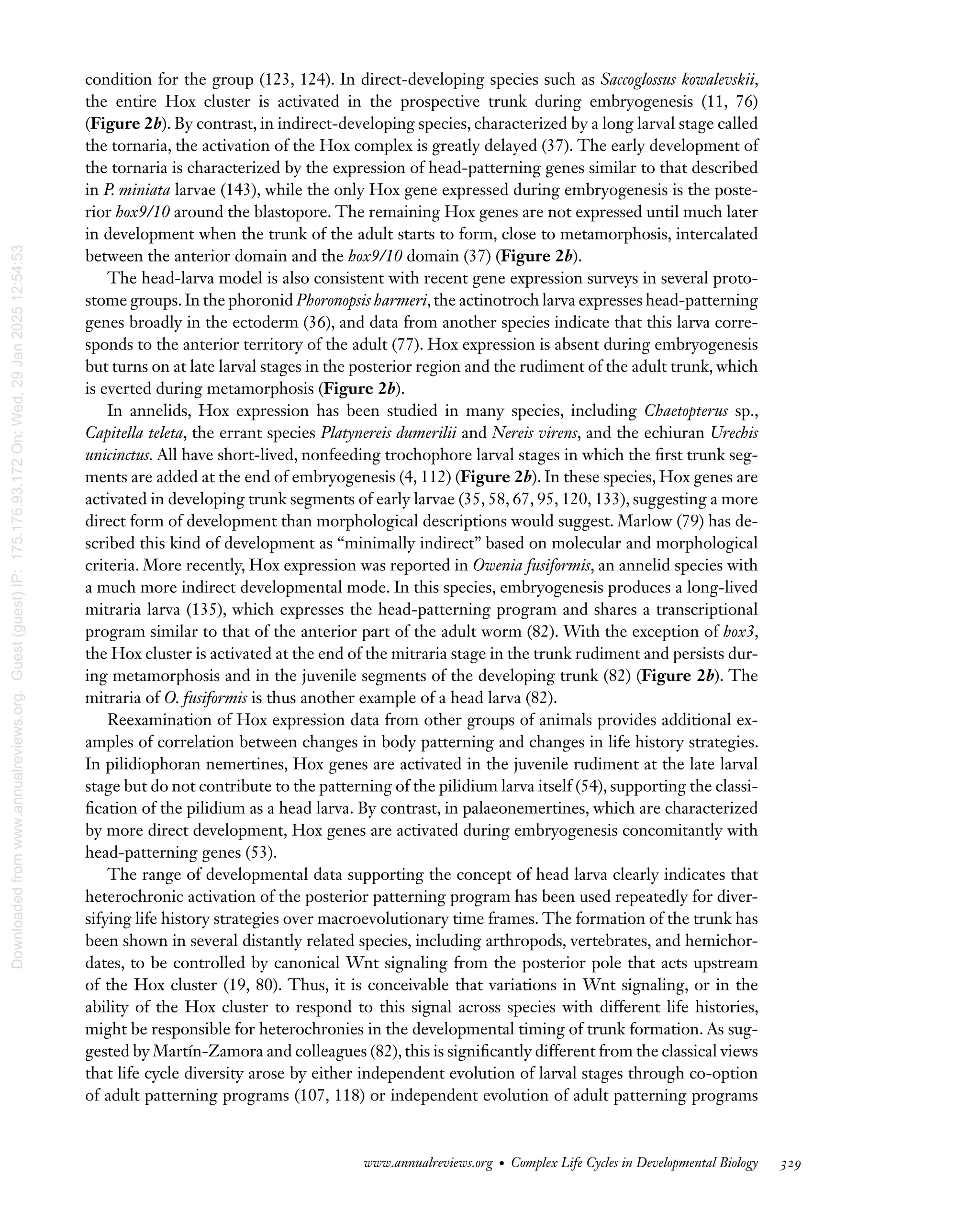 Integrating complex life cycles in developmental biology | PDF