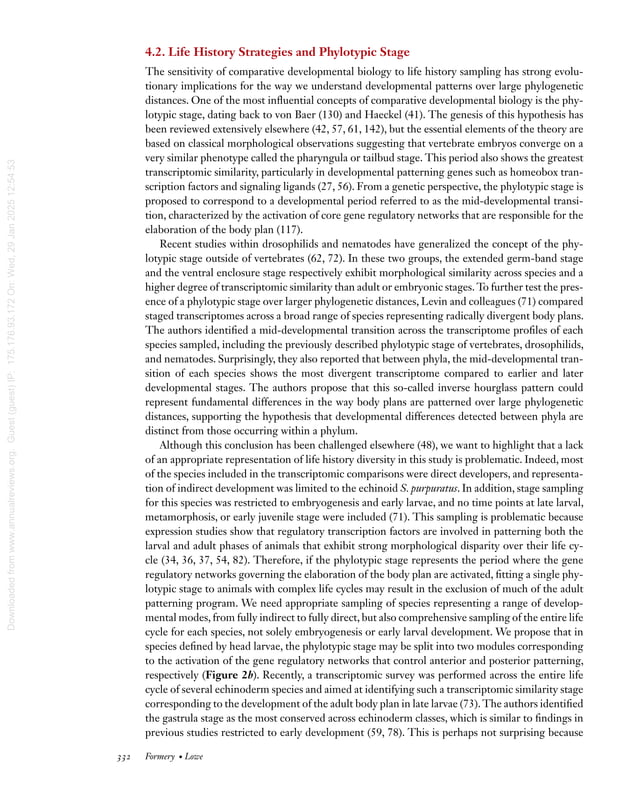 Integrating complex life cycles in developmental biology | PDF
