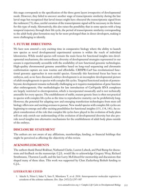 Integrating complex life cycles in developmental biology | PDF