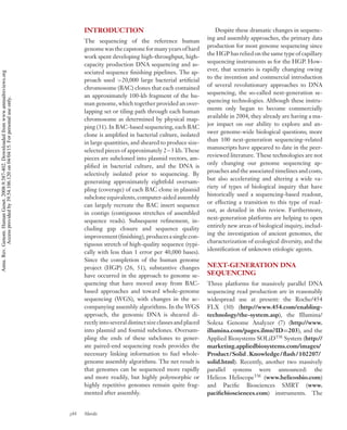 Next Generation Sequencing methods | PDF