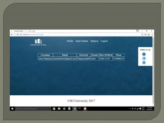 Student management system | PPT