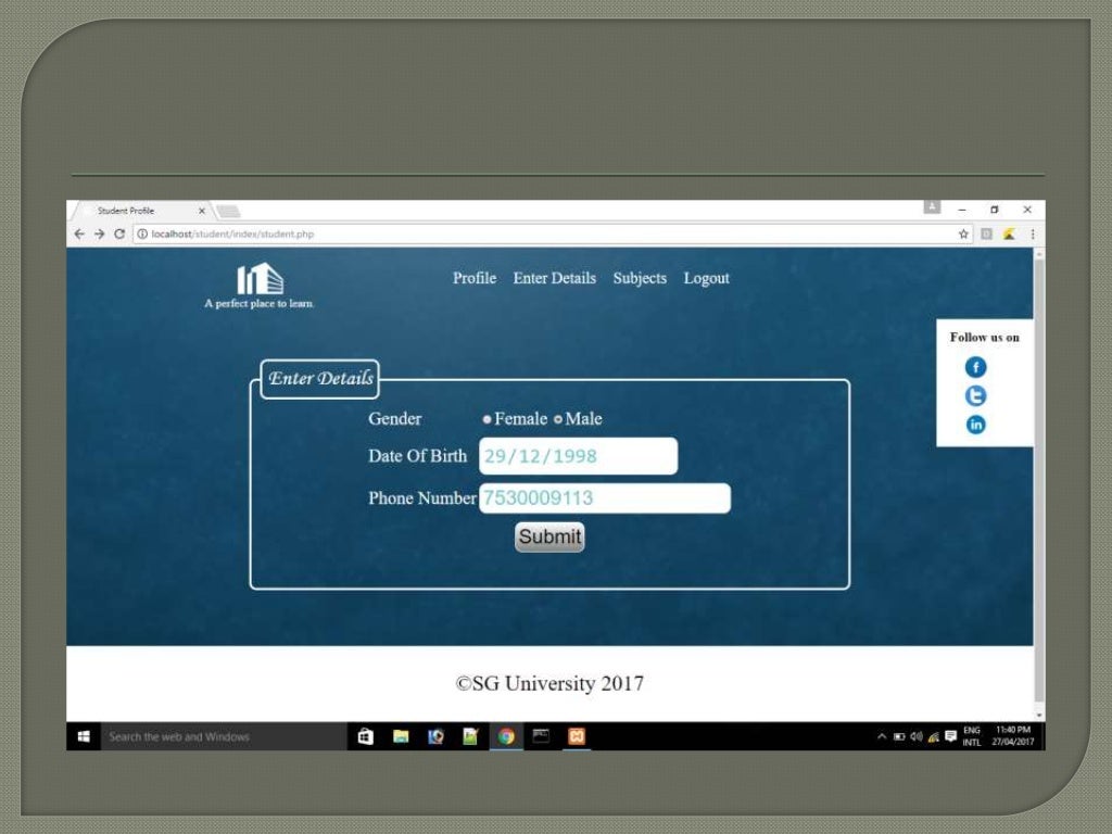 Student management system