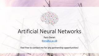 Artificial Neural Networks: Pointers | PPT