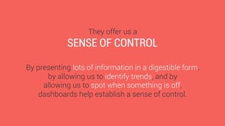Designing dashboards for a Sense of Control | PDF