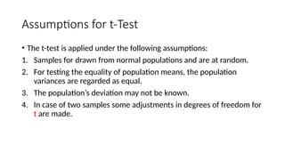 Annova,t test,chi squared test and other biostat | PPTX