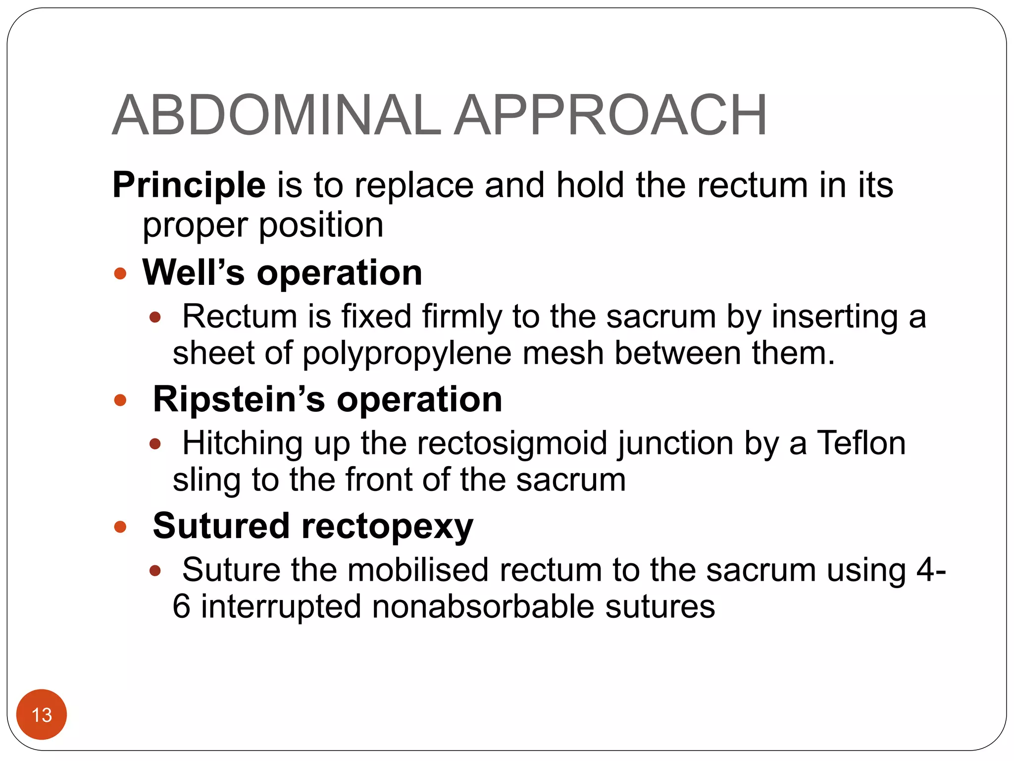 Rectal diseases | PPTX
