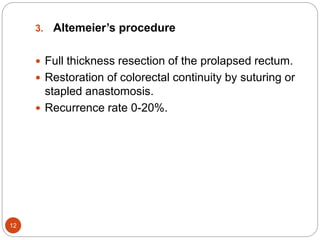 Rectal diseases | PPTX