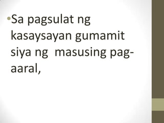 Ano ang kasaysayan | PPTX