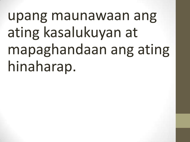 Ano ang kasaysayan | PPTX