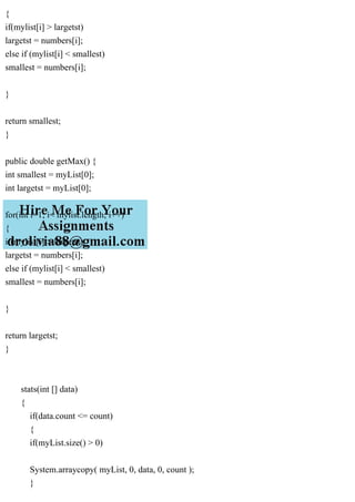 An object of class StatCalc can be used to compute several simp.pdf