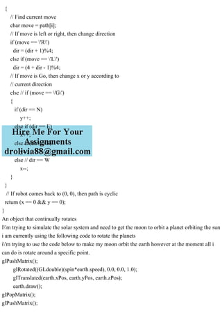 An object that moves in a circle A c++ program to check if the gi.pdf | Robotics | Technology ...