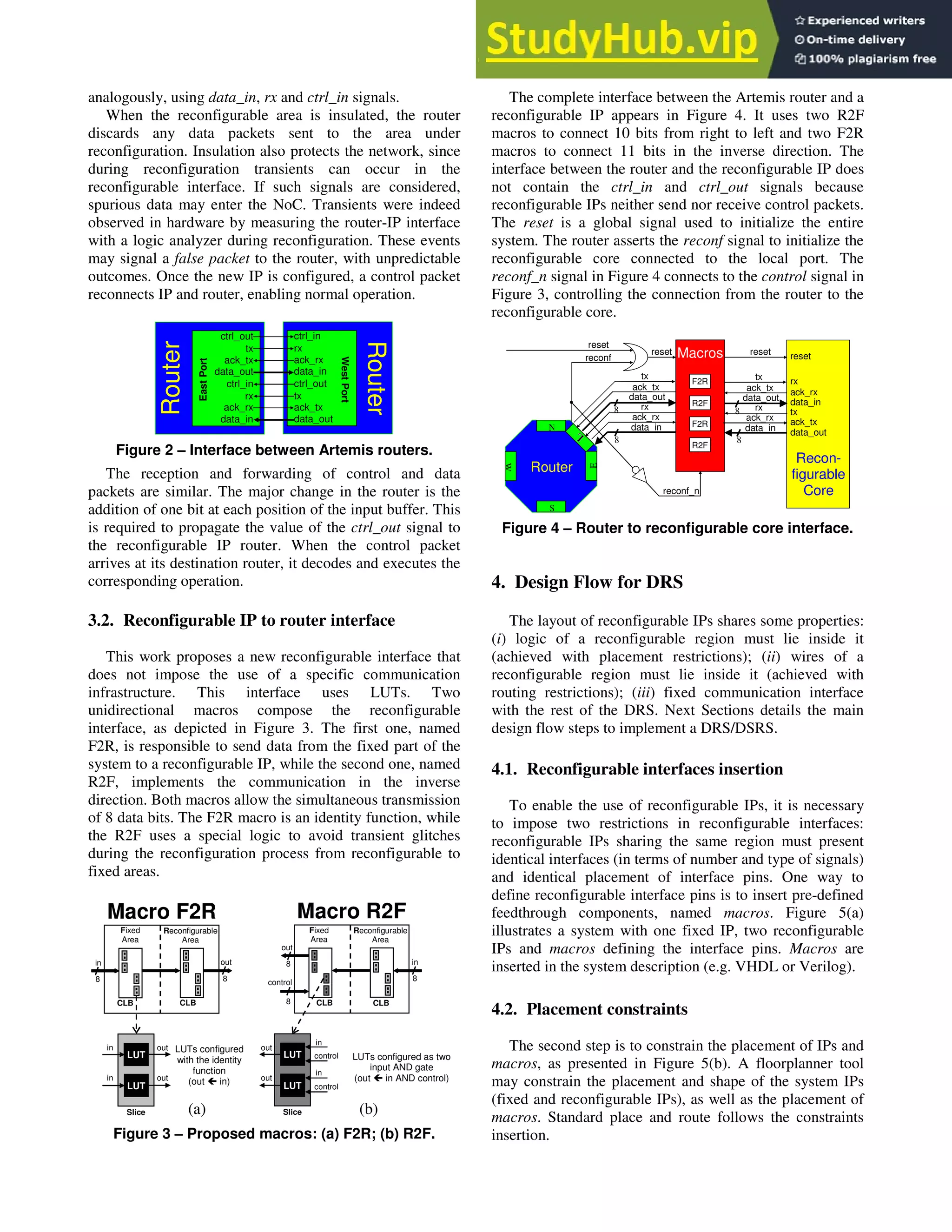 A Noc Based Infrastructure To Enable Dynamic Self Reconfigurable
