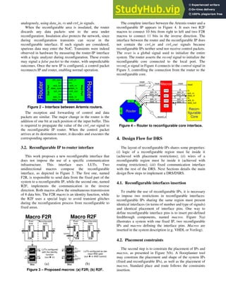A NoC-Based Infrastructure To Enable Dynamic Self Reconfigurable Systems | PDF